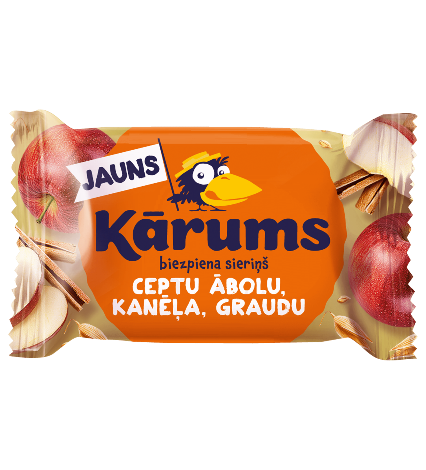 Karamelinis varškės sūrelis su karameliniu glaistu, 45g - Kārums